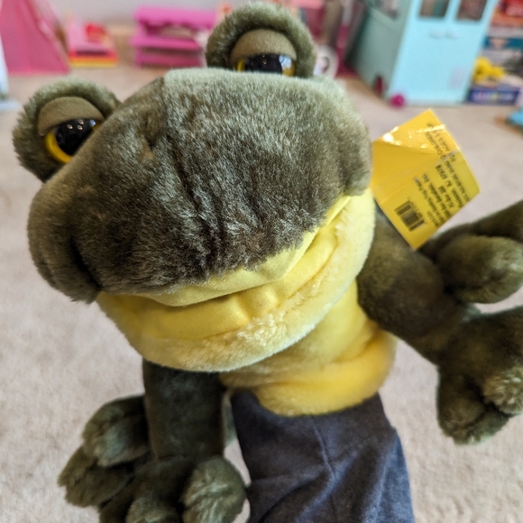 Ron Banafato | Toys | Vintage 999 Ralph The Ribbiting Frog Puppet Plush ...